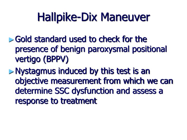 PPT - Vestibular Examination PowerPoint Presentation - ID:312783