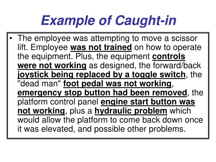 PPT - Module 5 Caught-In-Between Hazards PowerPoint Presentation - ID ...