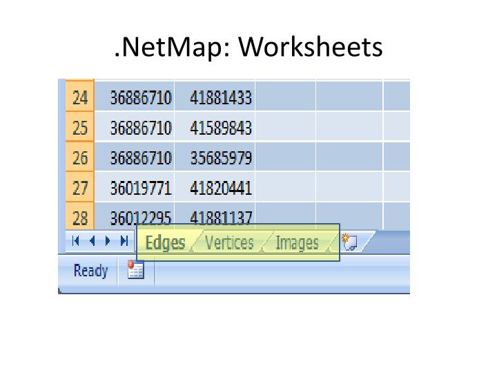 PPT - (Excel) . NetMap A toolkit for Social Network Analysis PowerPoint Presentation - ID:313060