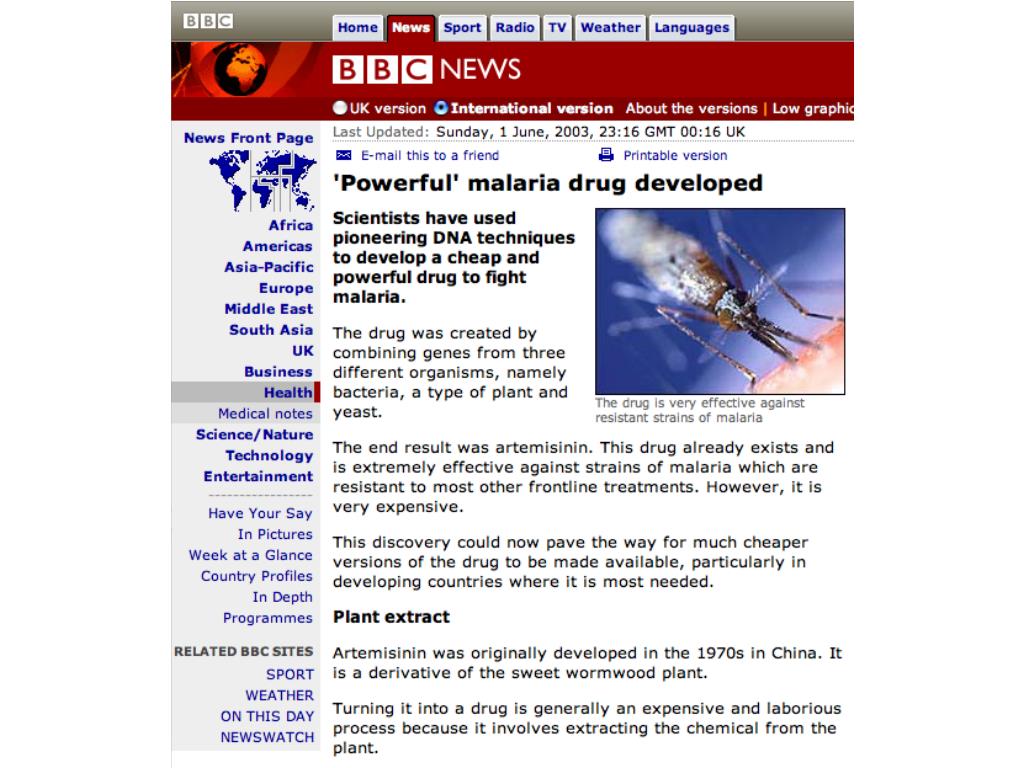 PPT - Malaria PowerPoint Presentation, free download - ID:313063