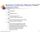 PPT - Business Continuity Maturity Model SM PowerPoint Presentation ...
