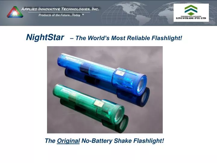 PPT - NightStar ® – The World’s Most Reliable Flashlight! PowerPoint ...