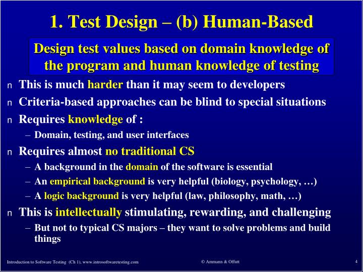 PPT - Introduction to Software Testing Chapter 1 Model-Driven Test ...