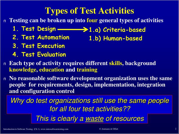 PPT - Introduction to Software Testing Chapter 1 Model-Driven Test ...