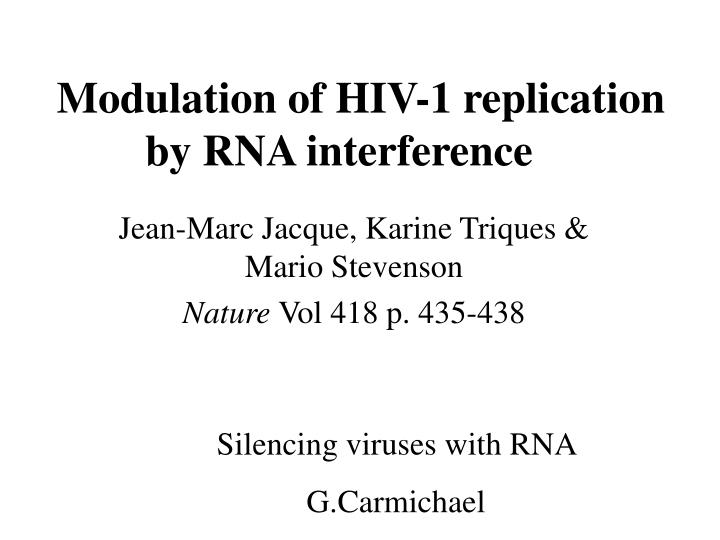PPT - RNA Interference PowerPoint Presentation - ID:314632