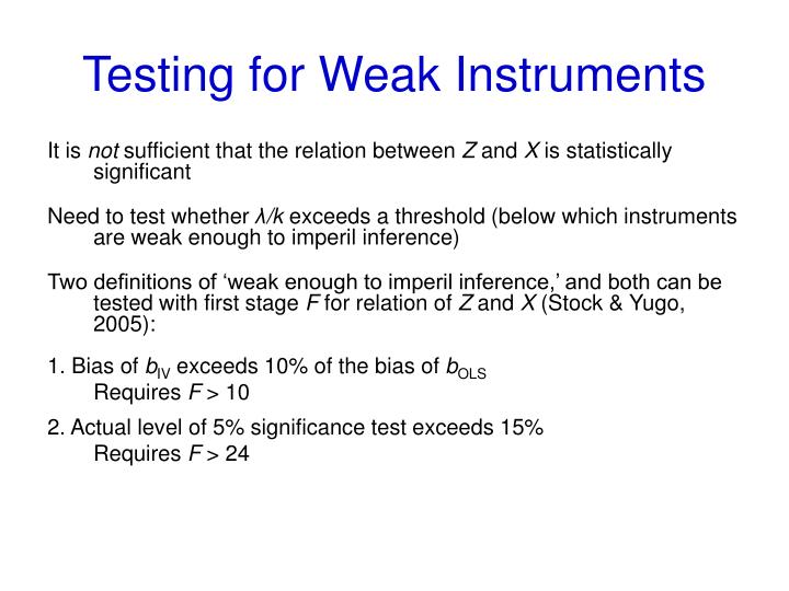 PPT - Using the Instrumental Variables Technique in Educational Research PowerPoint Presentation ...