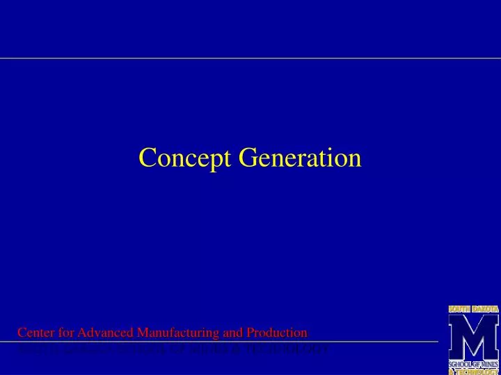 PPT - Concept Generation PowerPoint Presentation, free download - ID:314877