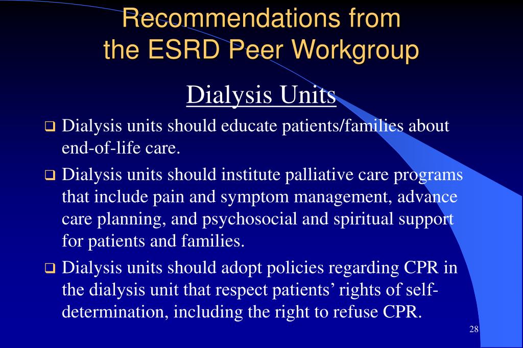 PPT - Delivering Palliative Care to End-Stage Renal Disease Patients ...