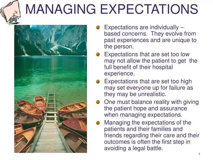 PPT - MANAGING EXPECTATIONS PowerPoint Presentation, free download - ID ... PPT - MANAGING EXPECTATIONS PowerPoint Presentation, free download - ID ...
