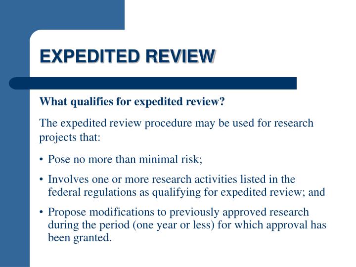 PPT - Policies and Procedures for Human Subjects Research Review ...