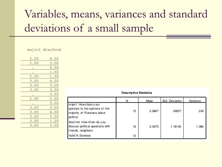 PPT - Expected values, covariance, correlation PowerPoint Presentation - ID:315576
