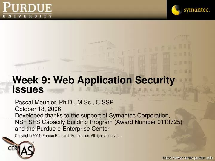 PPT - Week 9: Web Application Security Issues PowerPoint Presentation ...