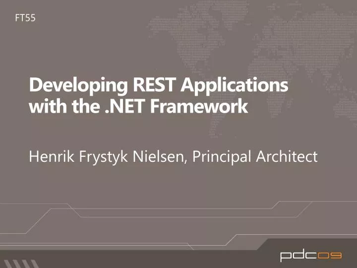 PPT - Developing REST Applications with the .NET Framework PowerPoint ...