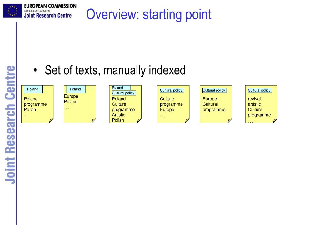 PPT - Automatic Eurovoc Indexing Bruno Pouliquen Joint Research Centre ...