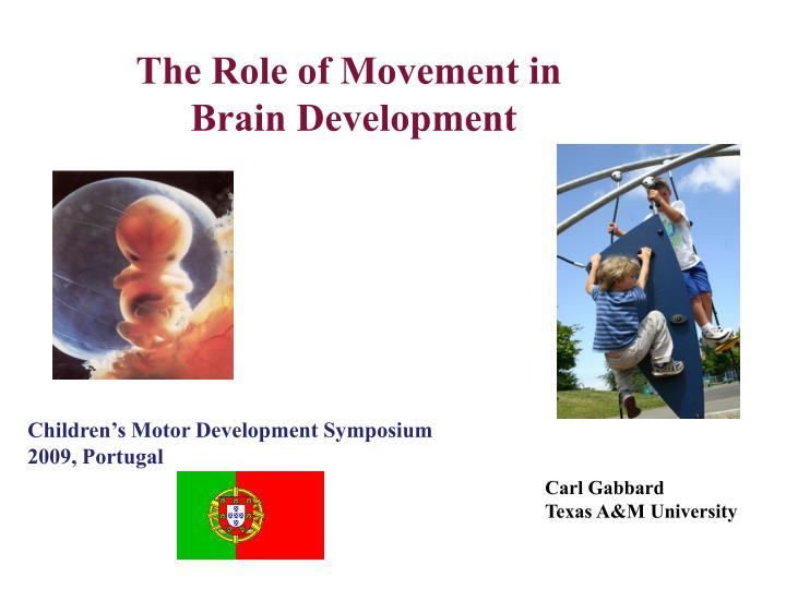 PPT - Carl Gabbard Texas A&M University PowerPoint Presentation, free ...