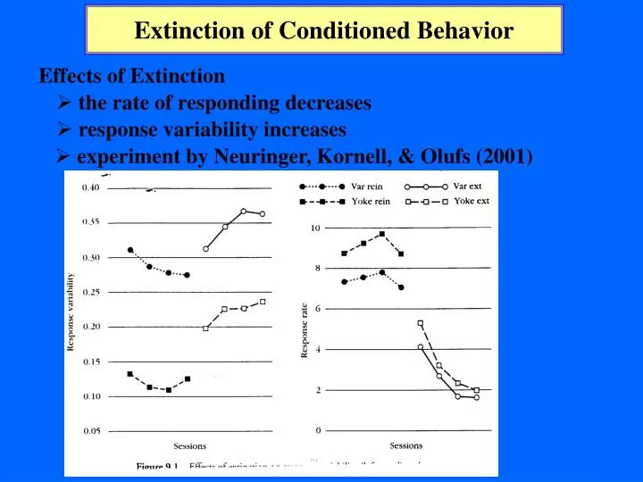 PPT - Extinction of Conditioned Behavior PowerPoint Presentation, free ...