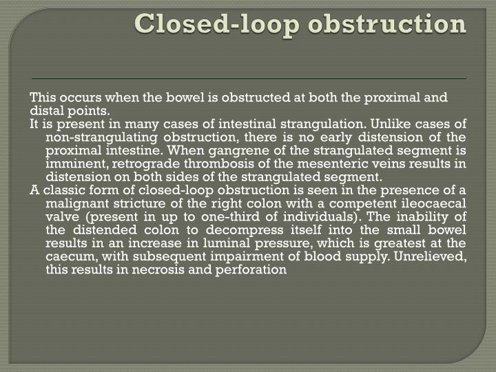 PPT - Intestinal obstruction PowerPoint Presentation - ID:317919