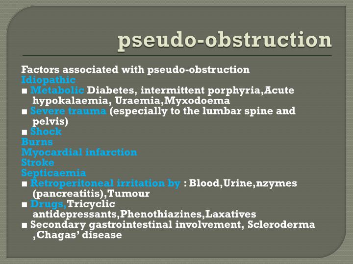 PPT - Intestinal obstruction PowerPoint Presentation - ID:317919