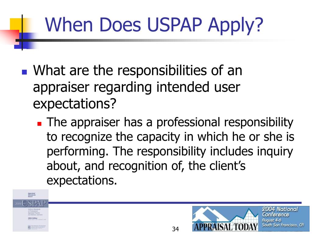 PPT - Is USPAP Good for Residential Appraisers? Friday, August 6, 2004 ...