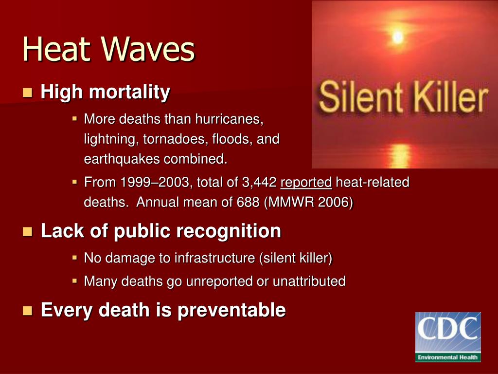 PPT - Health Effects of Exposure to Extreme Heat PowerPoint ...