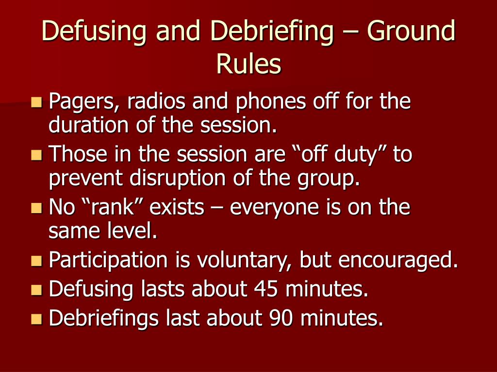 PPT - Critical Incident Stress Awareness A Rescuer’s Silent Injury ...