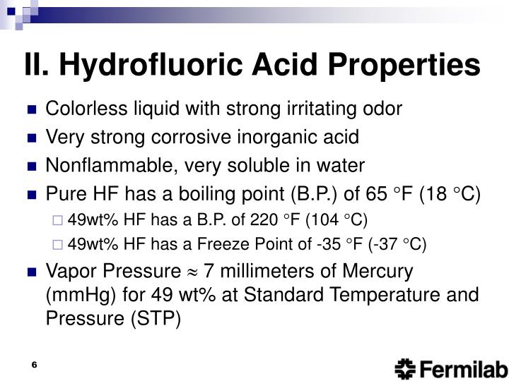 PPT - Hydrofluoric Acid Safety PowerPoint Presentation - ID:318600
