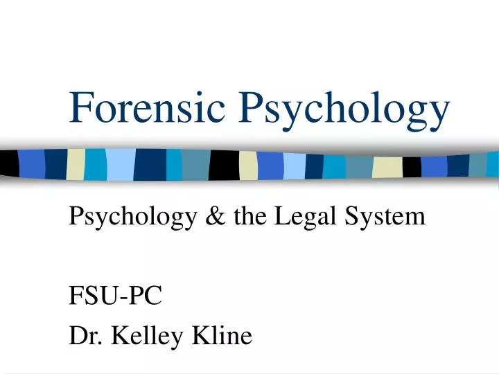 PPT - Forensic Psychology PowerPoint Presentation, free download - ID ...