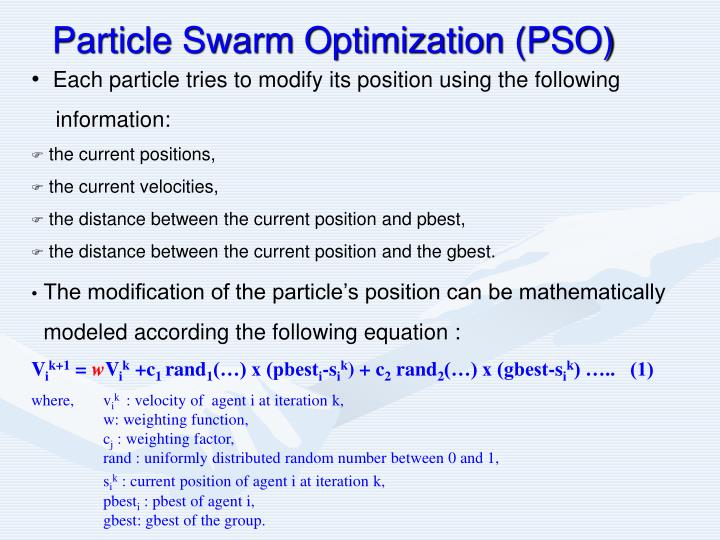 PPT - Particle Swarm Optimization (PSO) PowerPoint Presentation - ID:318911