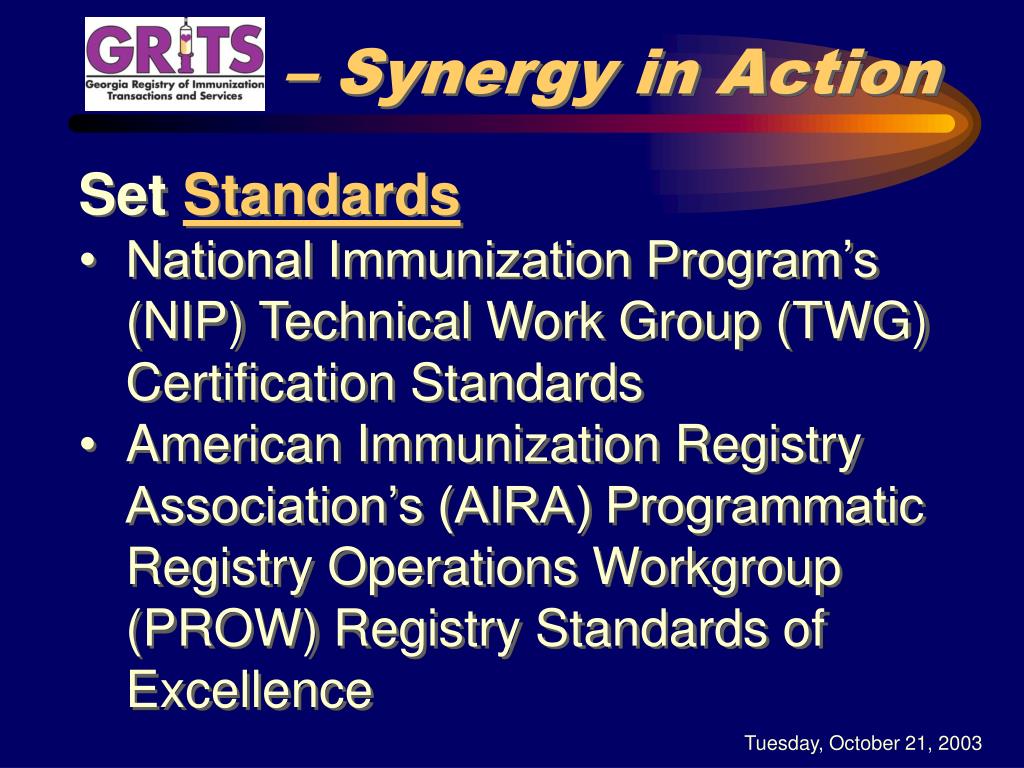PPT - 4 th Annual National Immunization Program Immunization Registry ...