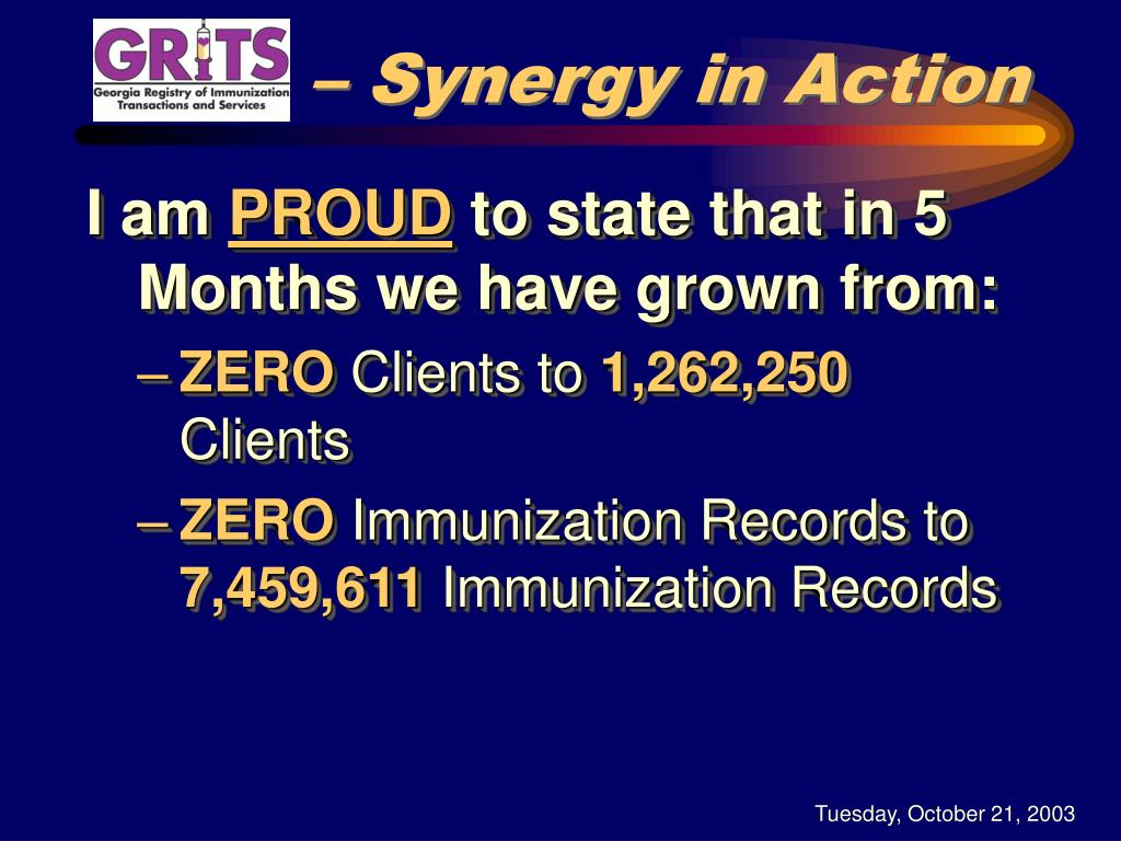 PPT - 4 th Annual National Immunization Program Immunization Registry ...