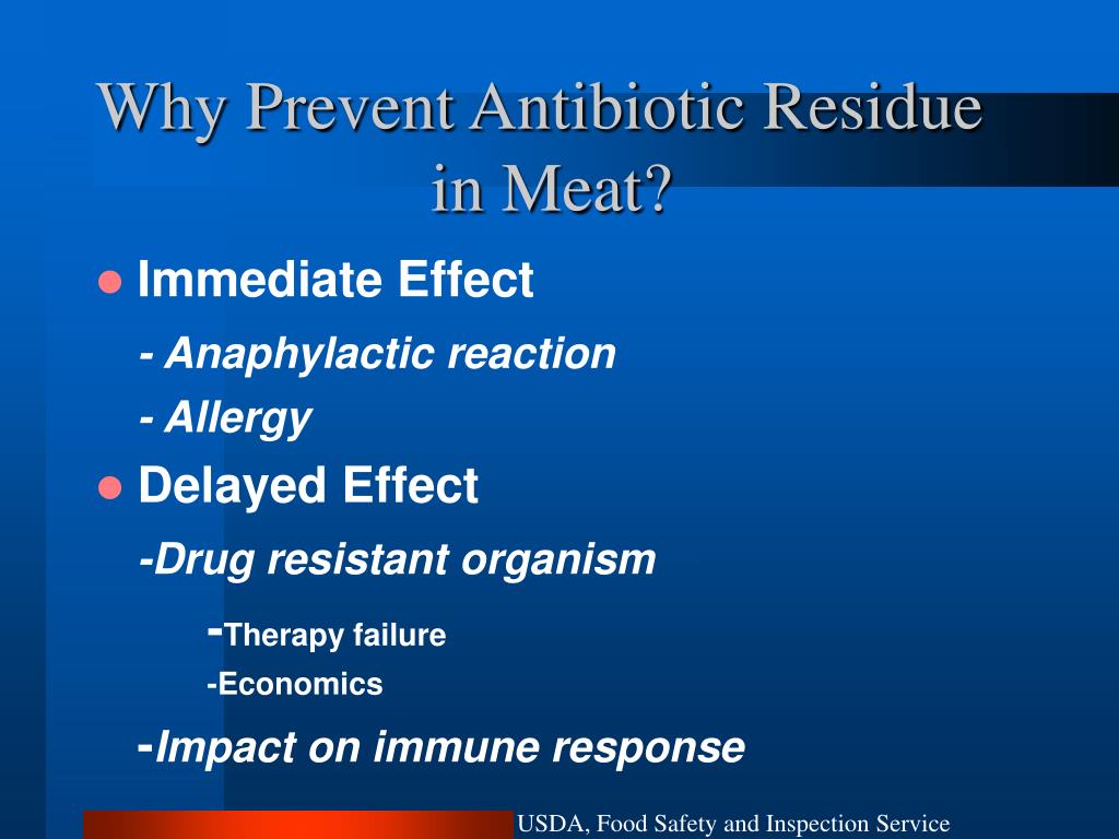 PPT - Food Safety and Antimicrobial Residues in Food Animals PowerPoint ...