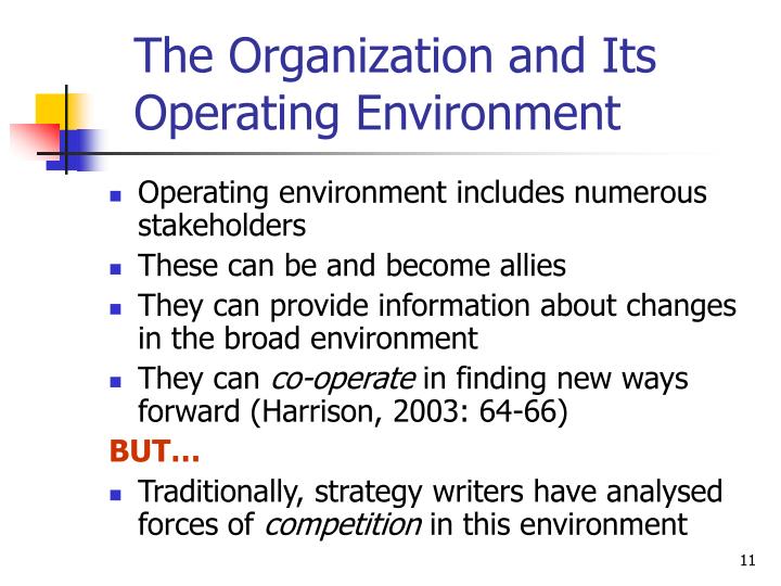 PPT - Business Strategy Lecture 2 The Business Environment PowerPoint ...