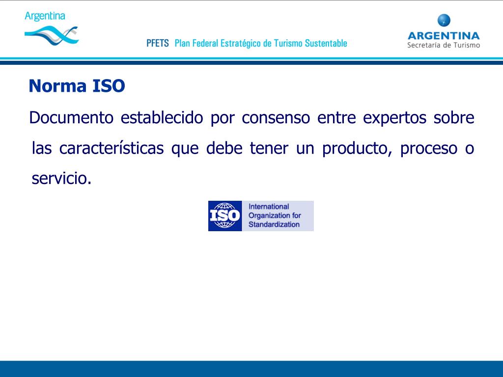 PPT - Normalización Internacional en Turismo y Servicios Relacionados ...