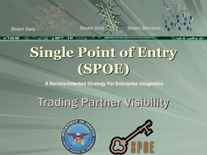 PPT - Single Point of Entry (SPOE) PowerPoint Presentation, free ...