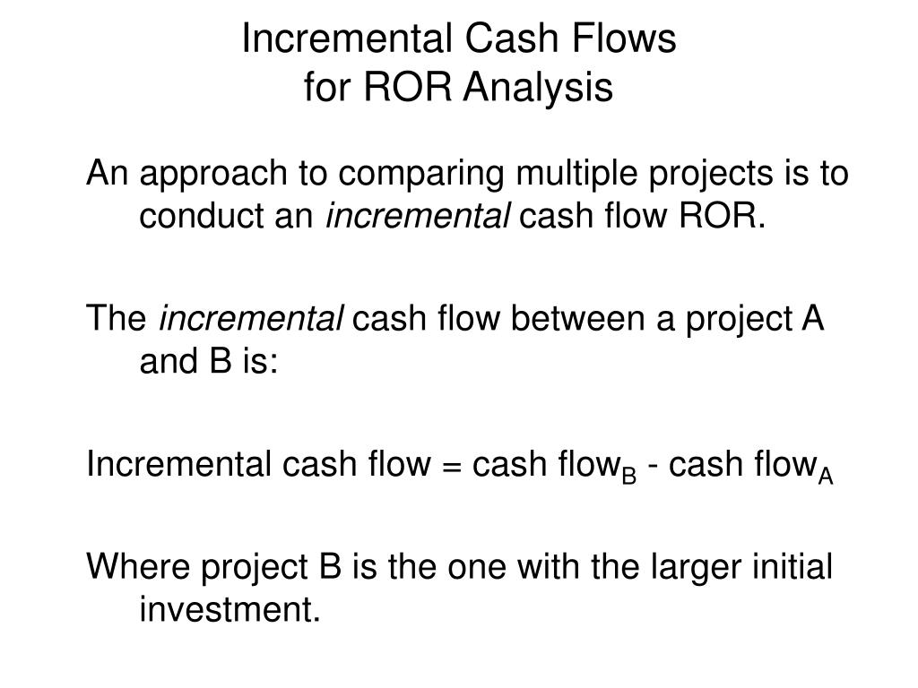 PPT Rate Of Return Analysis Multiple Alternatives PowerPoint PPT Rate Of Return Analysis Multiple Alternatives PowerPoint