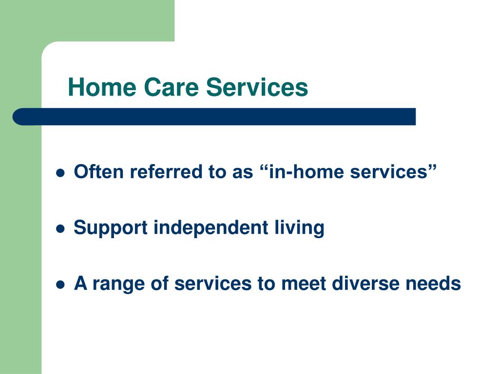 PPT - Services to Maintain Independent Living PowerPoint Presentation ...