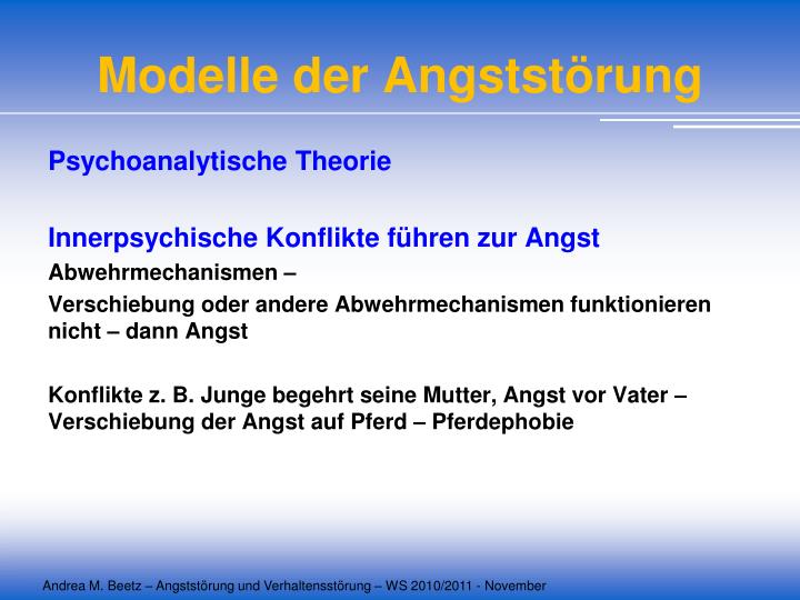 PPT - Störung des Sozialverhaltens und Angststörung im Kindes- und ...