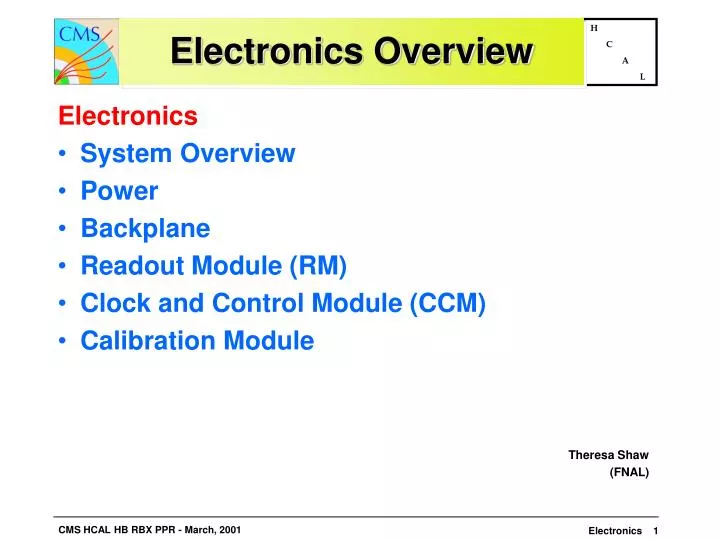 PPT - Electronics Overview PowerPoint Presentation, free download - ID ...