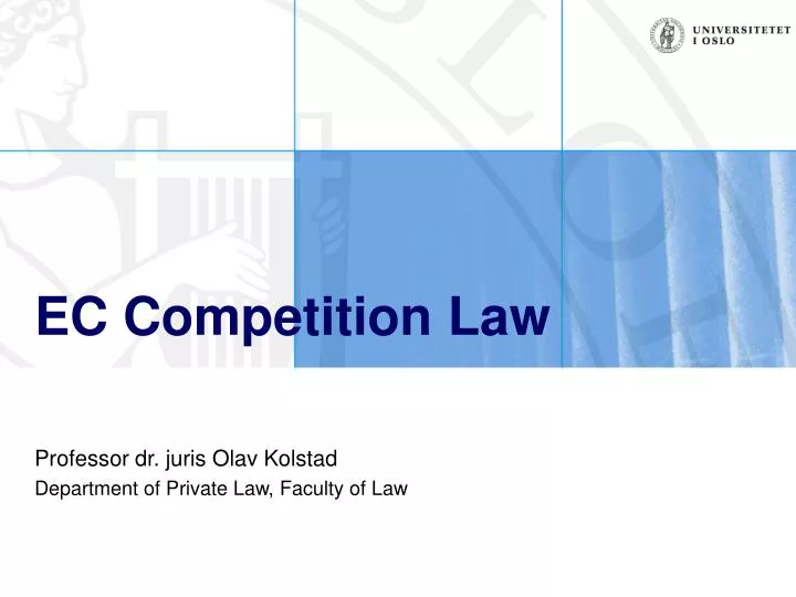 PPT - EC Competition Law PowerPoint Presentation, free download - ID:322379