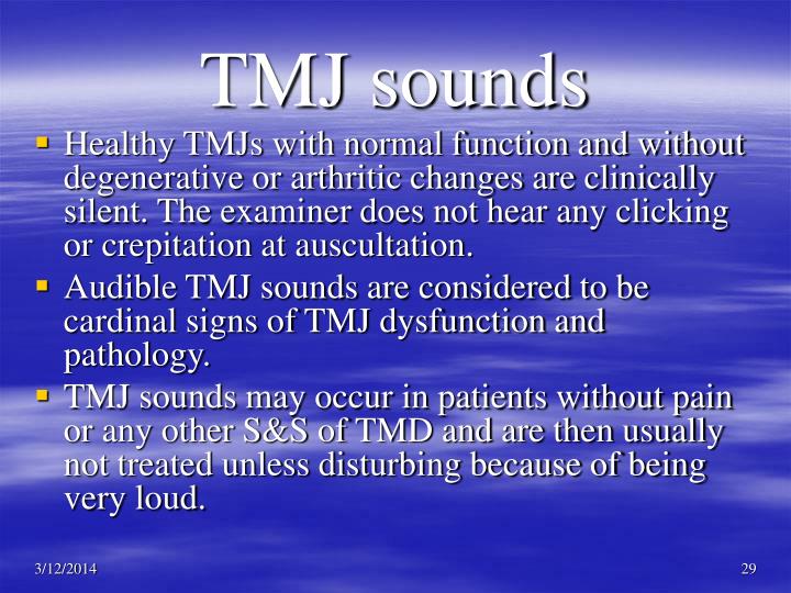 PPT - Occlusal splint maintenance, TMJ sound, and EMG recording in ...