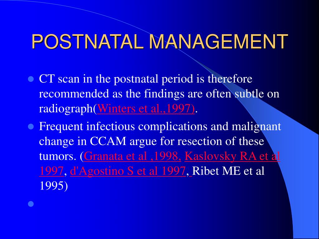 PPT - Congenital Cystic Adenomatoid Malformation (CCAM) of the Lung ...