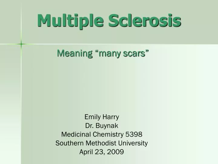 PPT - Multiple Sclerosis PowerPoint Presentation, free download - ID:322879