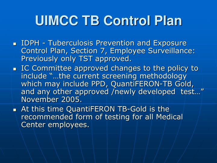PPT - TB Surveillance Using QuantiFERON ® -TB Gold Is it measuring up ...
