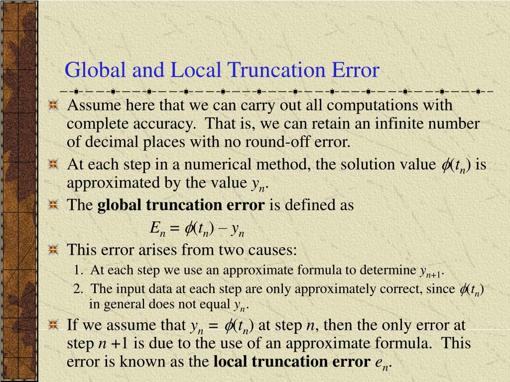 PPT - Ch 8.1 Numerical Methods: The Euler or Tangent Line Method ... PPT - Ch 8.1 Numerical Methods: The Euler or Tangent Line Method ...