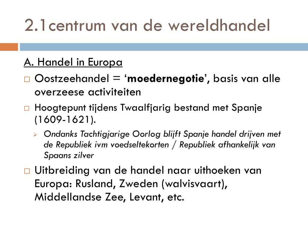 PPT - De economie in de gouden eeuw PowerPoint Presentation, free ...