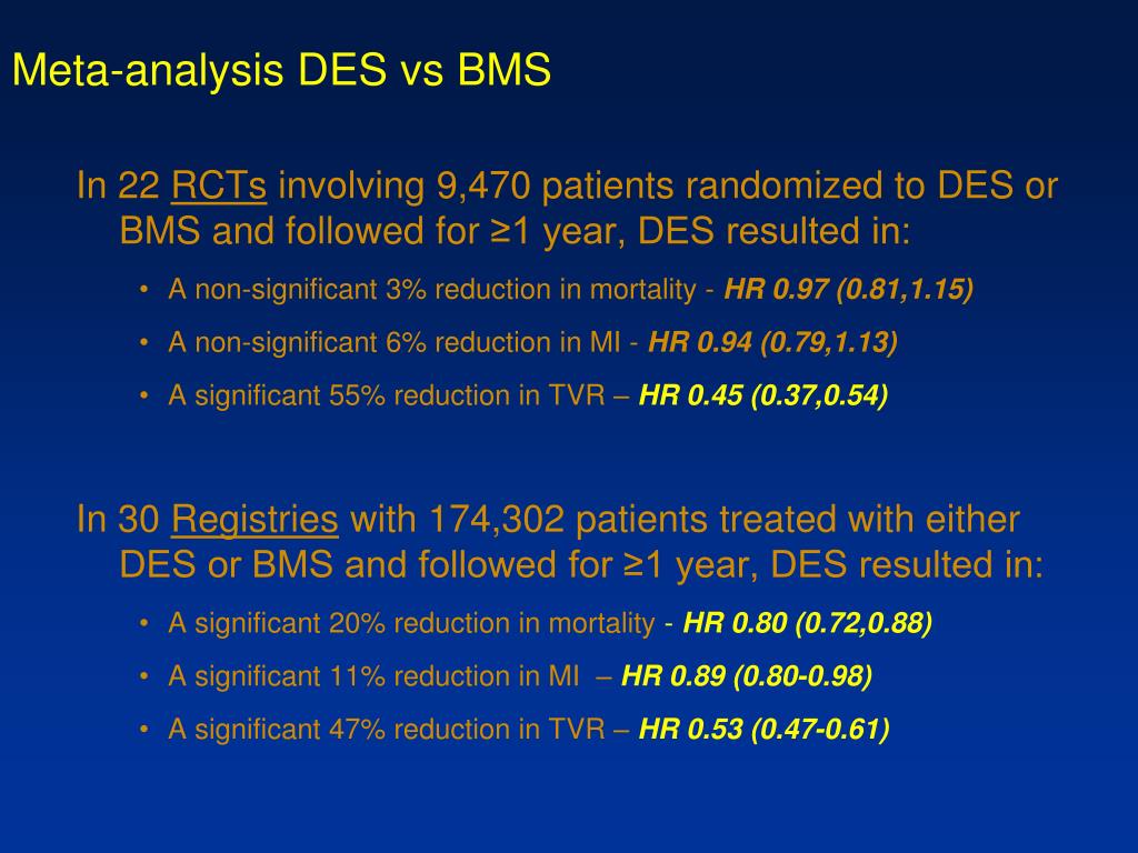 PPT - Safety of Drug Eluting Stents Do 2 nd generation DES have a lower ...
