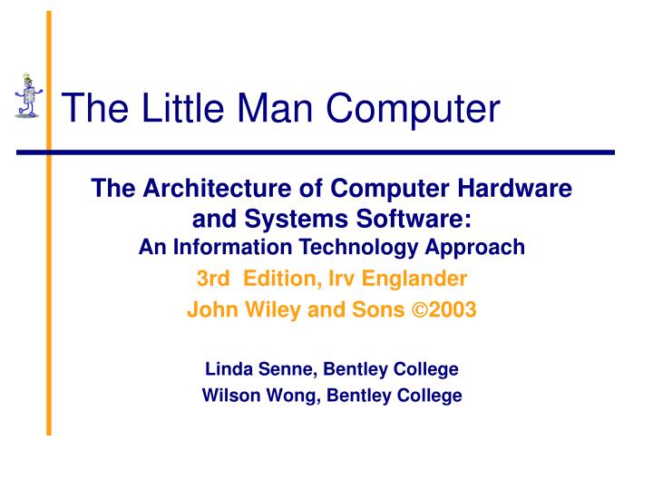 PPT - The Little Man Computer PowerPoint Presentation, free download ...