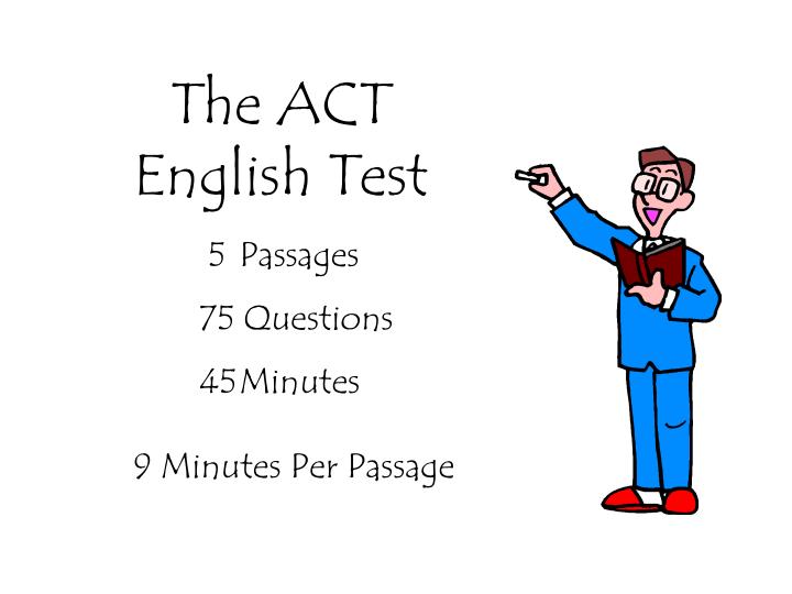 PPT - The ACT English Test PowerPoint Presentation, free download - ID ...