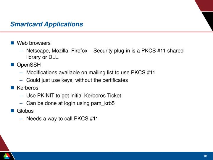 PPT - Using PIV Smart Cards on Linux for Authentication to Windows ...