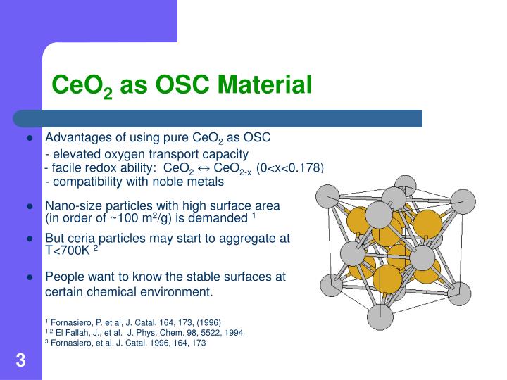 PPT - Theoretical Study of surface stabilities of CeO2 - a DFT and DFT ...